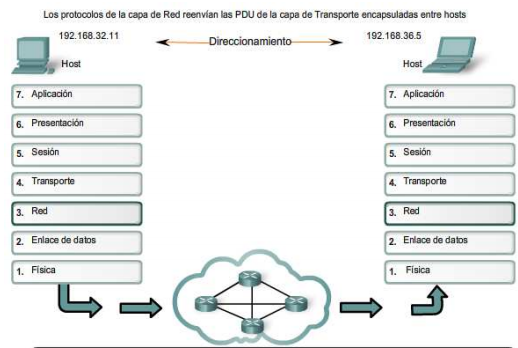 MODELO OSI: capa de red: procesos
