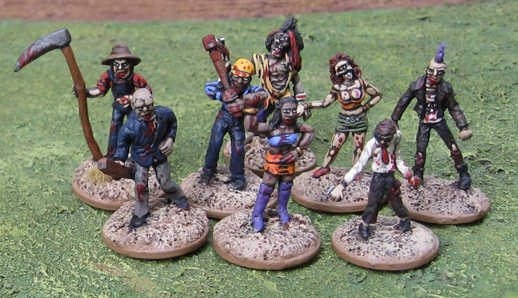 Tim's Miniature Wargaming Blog: Zombies and Amazons