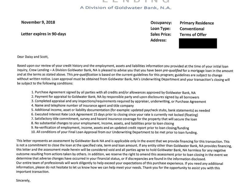 Capital One Pre Approved Auto Loan Letter ~ Thankyou Letter