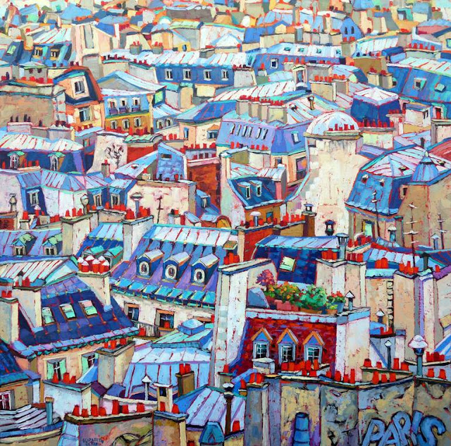 Art Blog: 02 Paintings, Streets of Paris, Part 64 - With Footnotes