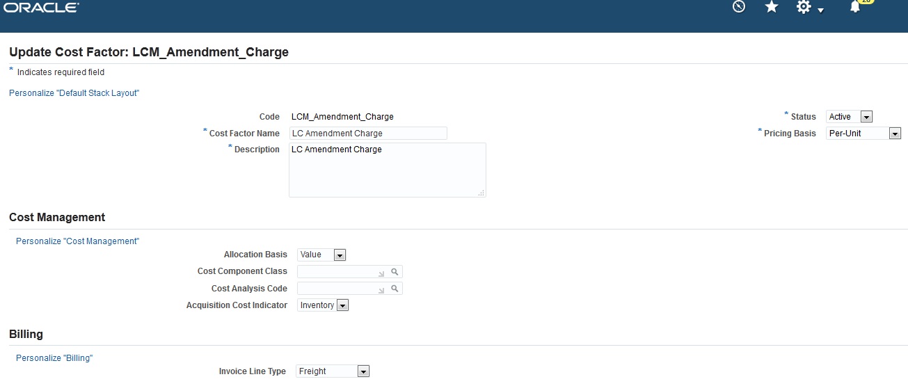 Oracle E Business Suite R12: Setting up Landed Cost Module in R12.2.5