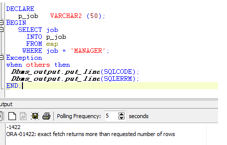 SQL CODE AND SQLERRM IN ORACLE PL/SQL ~ whereisstuff