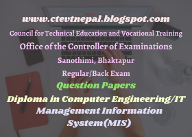 Management Information System (MIS) - 5th Semester Questions Papers ...