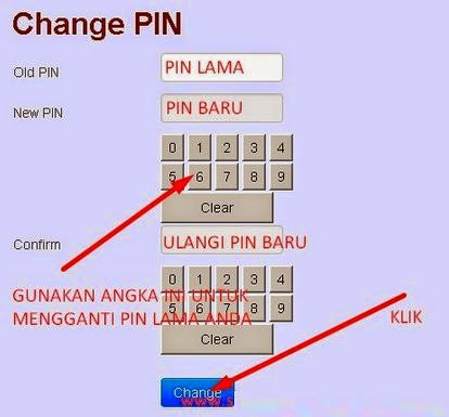 Cara Ganti PIN Dan Password