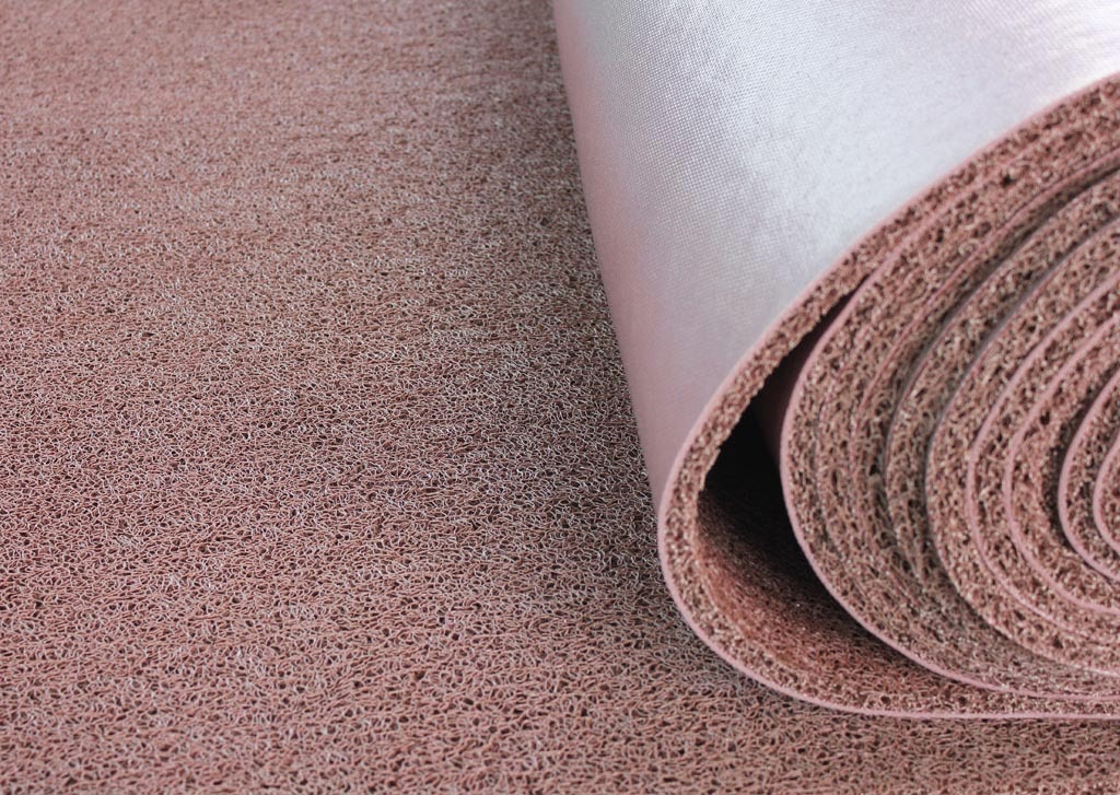 PVC Cushion Mat(Carpet) Extrusion Line: Foam Backing PVC Mat Machine