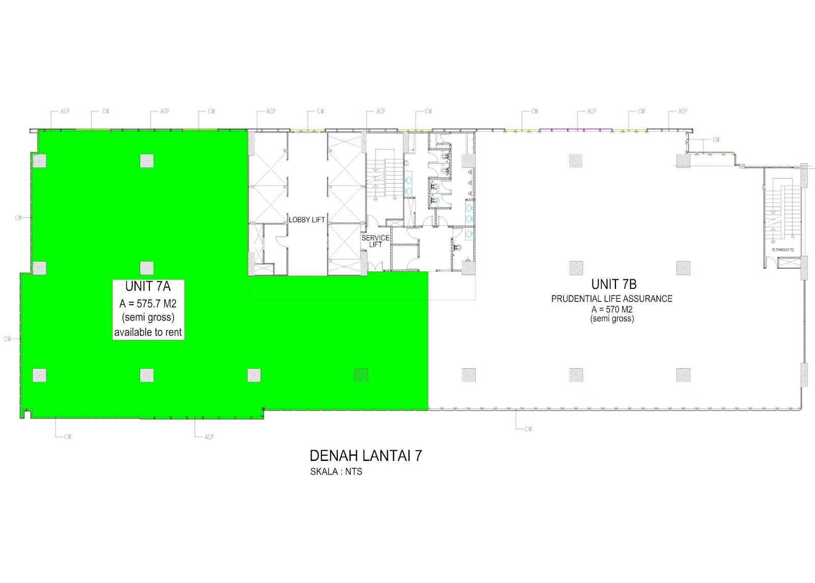 Menara Suara Merdeka » PT. Merdeka Sandy Surya: Available Space