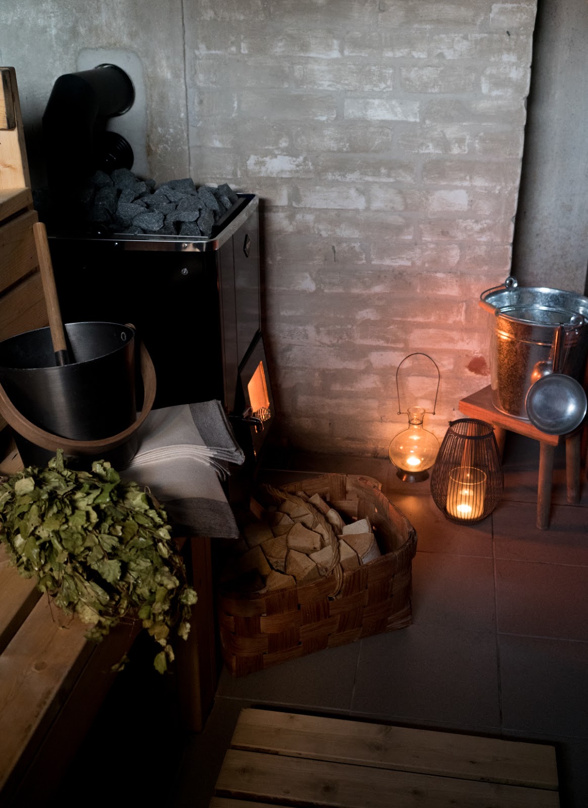 Sauna, siellä mieli lepää! — Keltainen kahvipannu