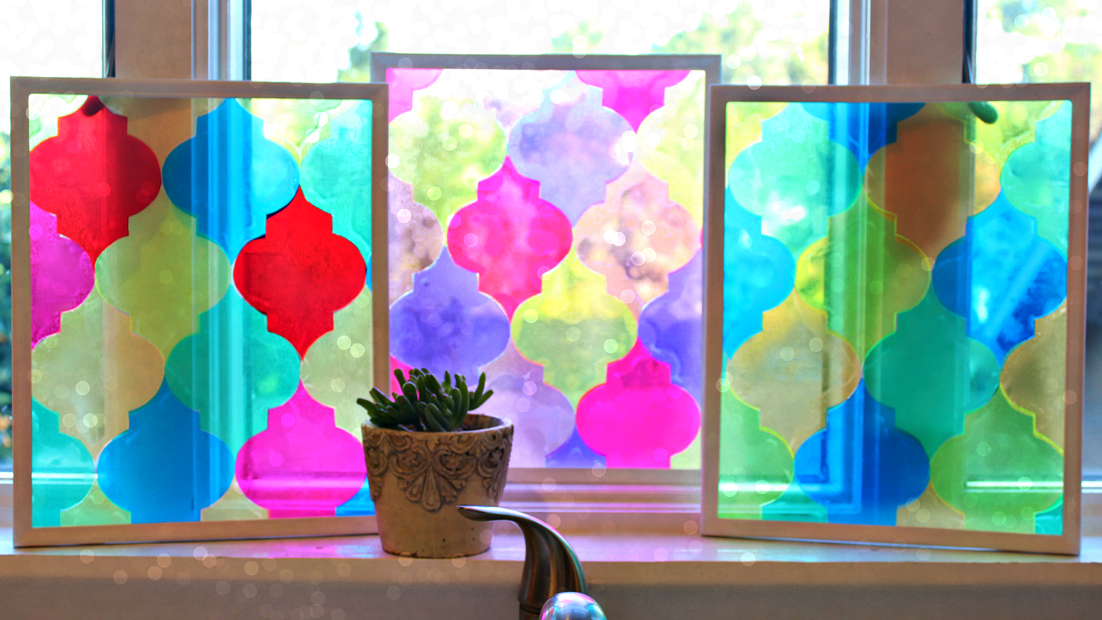 Mark Montano: Stained Glass with Plastic Folders