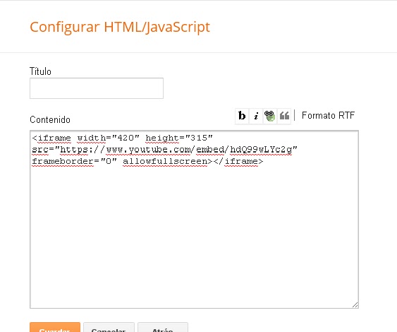 Nerea tic: Como poner un gadget html