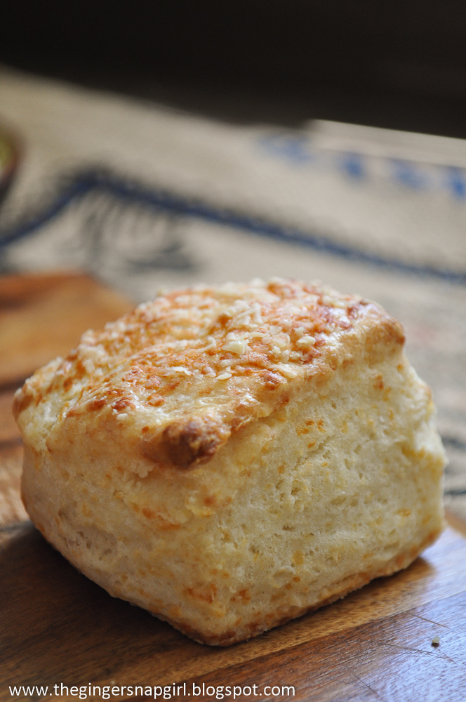 The Ginger Snap Girl: Fabio's Cheese Bomb Biscuits with Onion Bacon Butter
