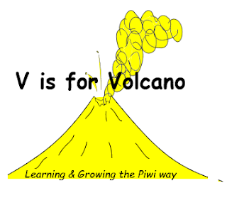 Preschool V is for Volcano Unit | Piwi Kids
