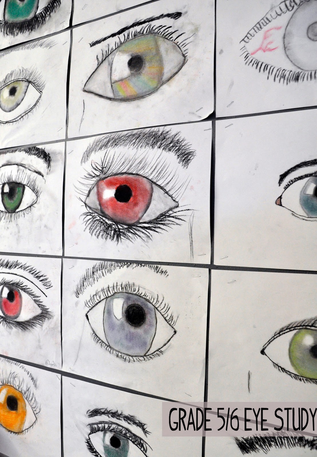 artisan des arts: Eye study - grade 5/6