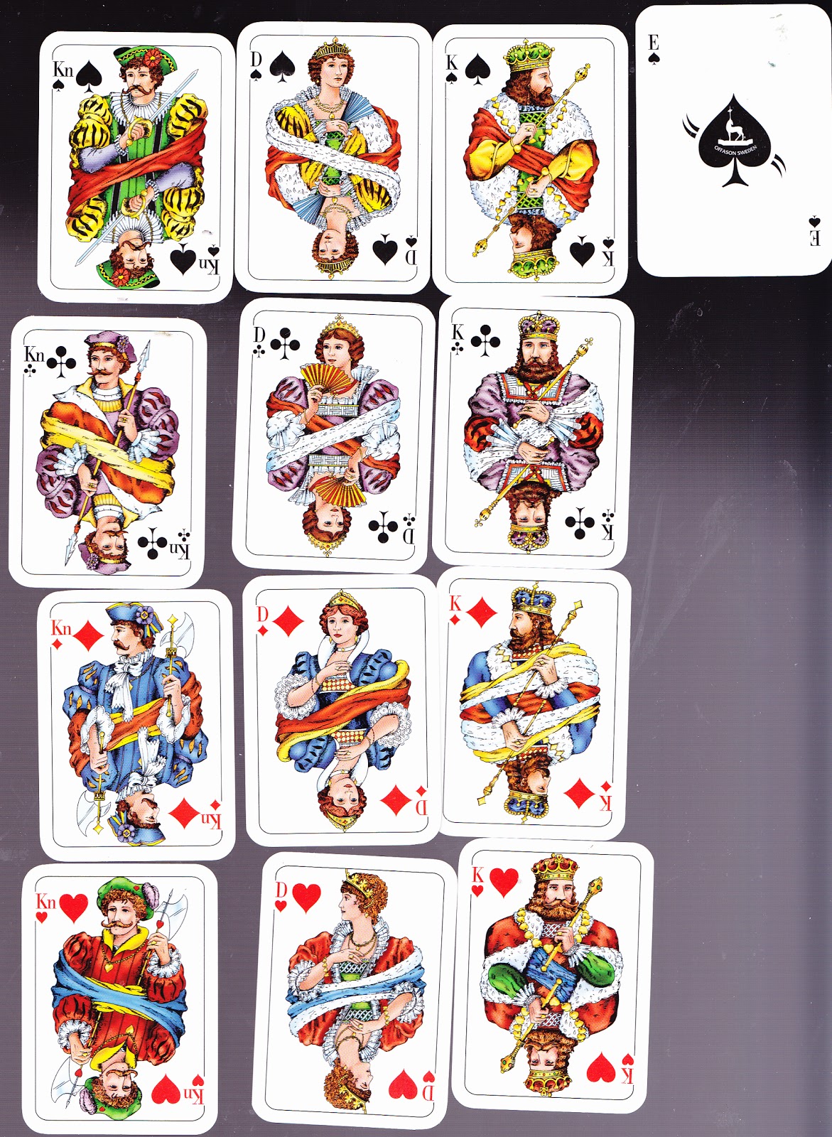 Anthony L. esq: Swedish playing cards ( offason)