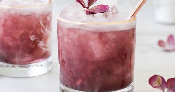 Purple Gin + Tonics - Quick Recipe Idea