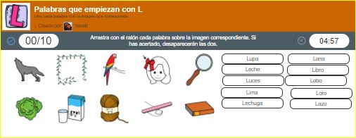 Jugando y aprendiendo juntos: Aprendo a leer y a escribir. La L
