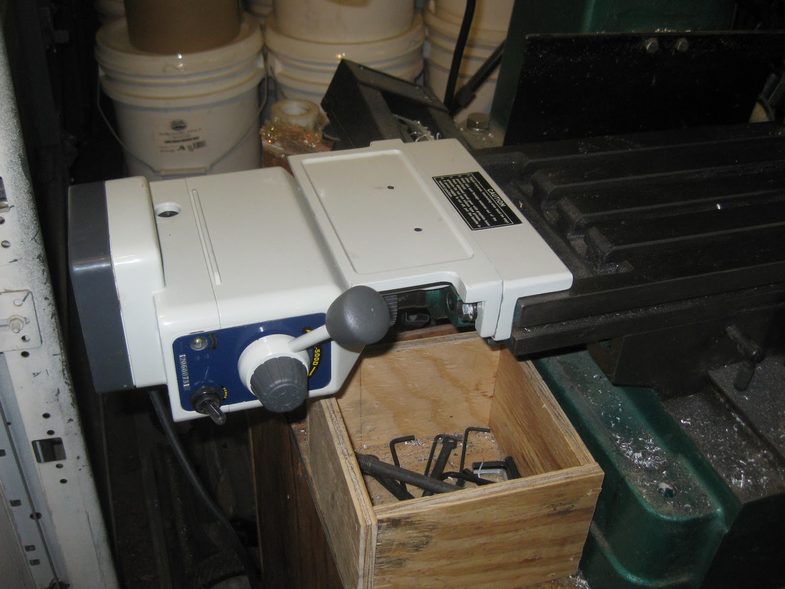 my life: fitting a power feed to a mill.