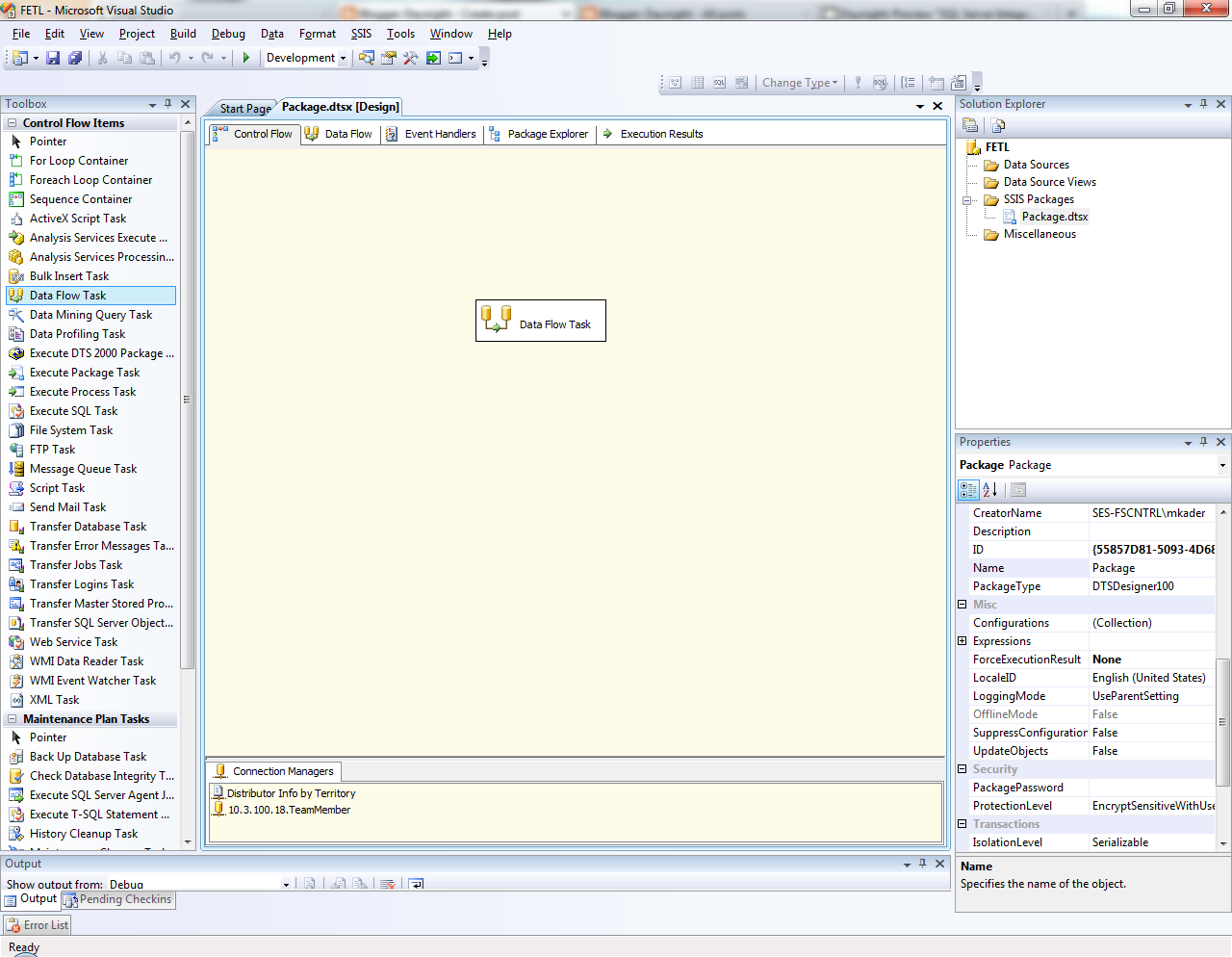 Daynight: SQL Server Integration Services (SSIS)
