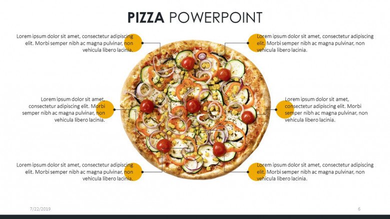 Pizza Powerpoint Templates - Collage Template