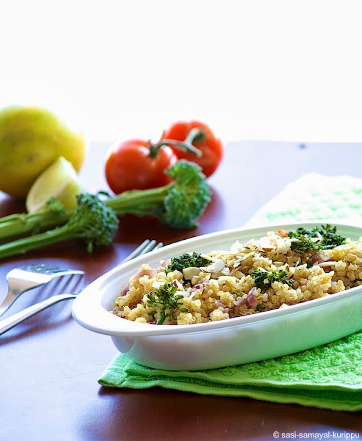 SASI'S KITCHEN: Quinoa & Broccolette
