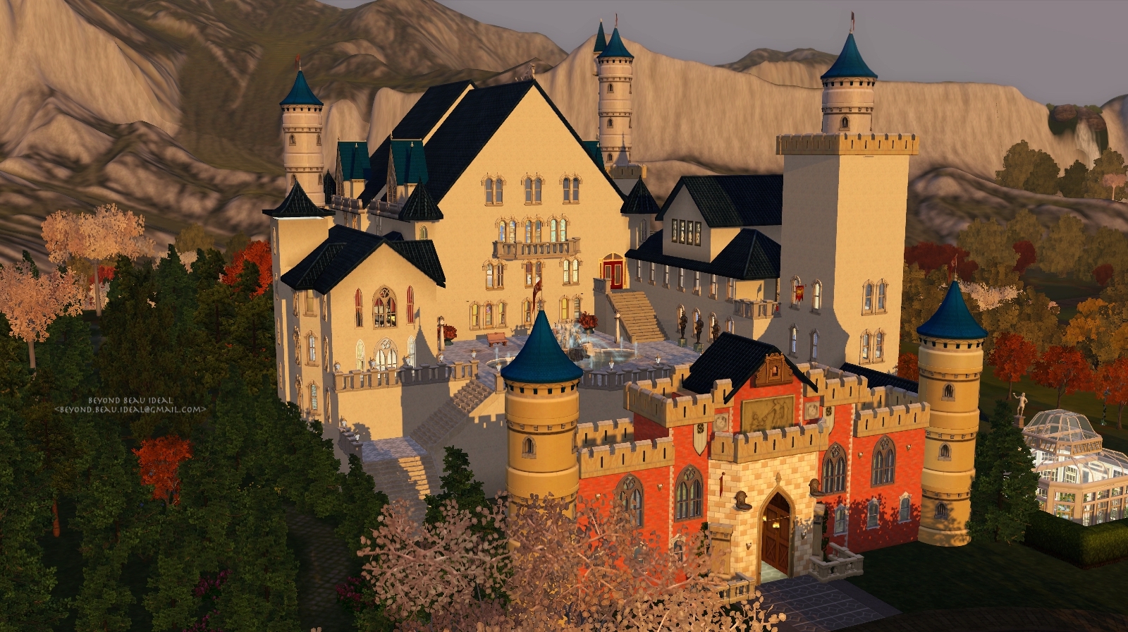 [The Sims 3] My Aesthetics and my European Fantasy : Neuschwanstein ...