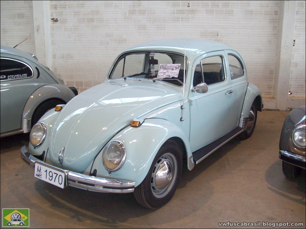 VW Fusca Brasil: Cores - Azul Diamante