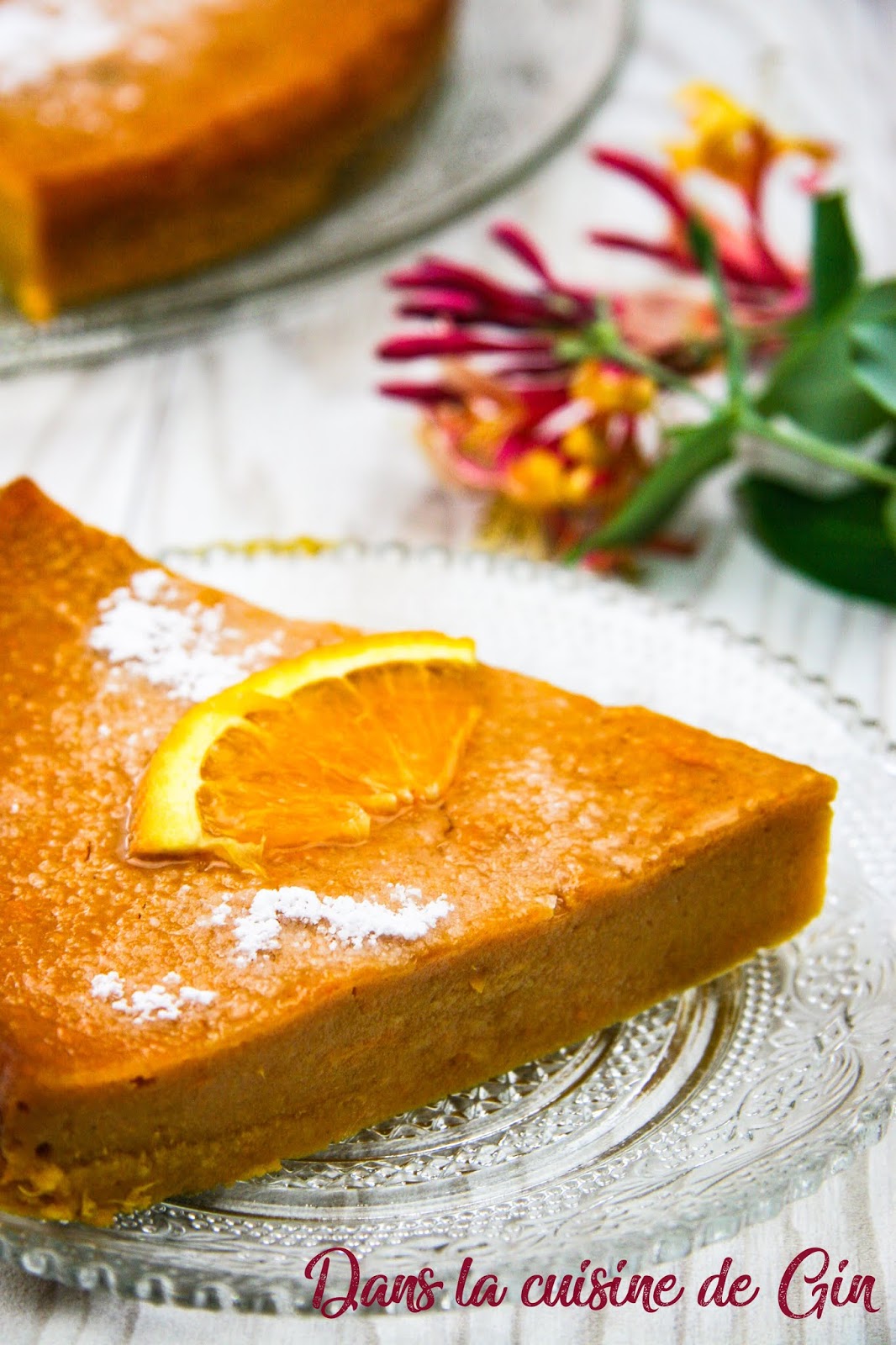 Gâteau à la patate douce à l'orange