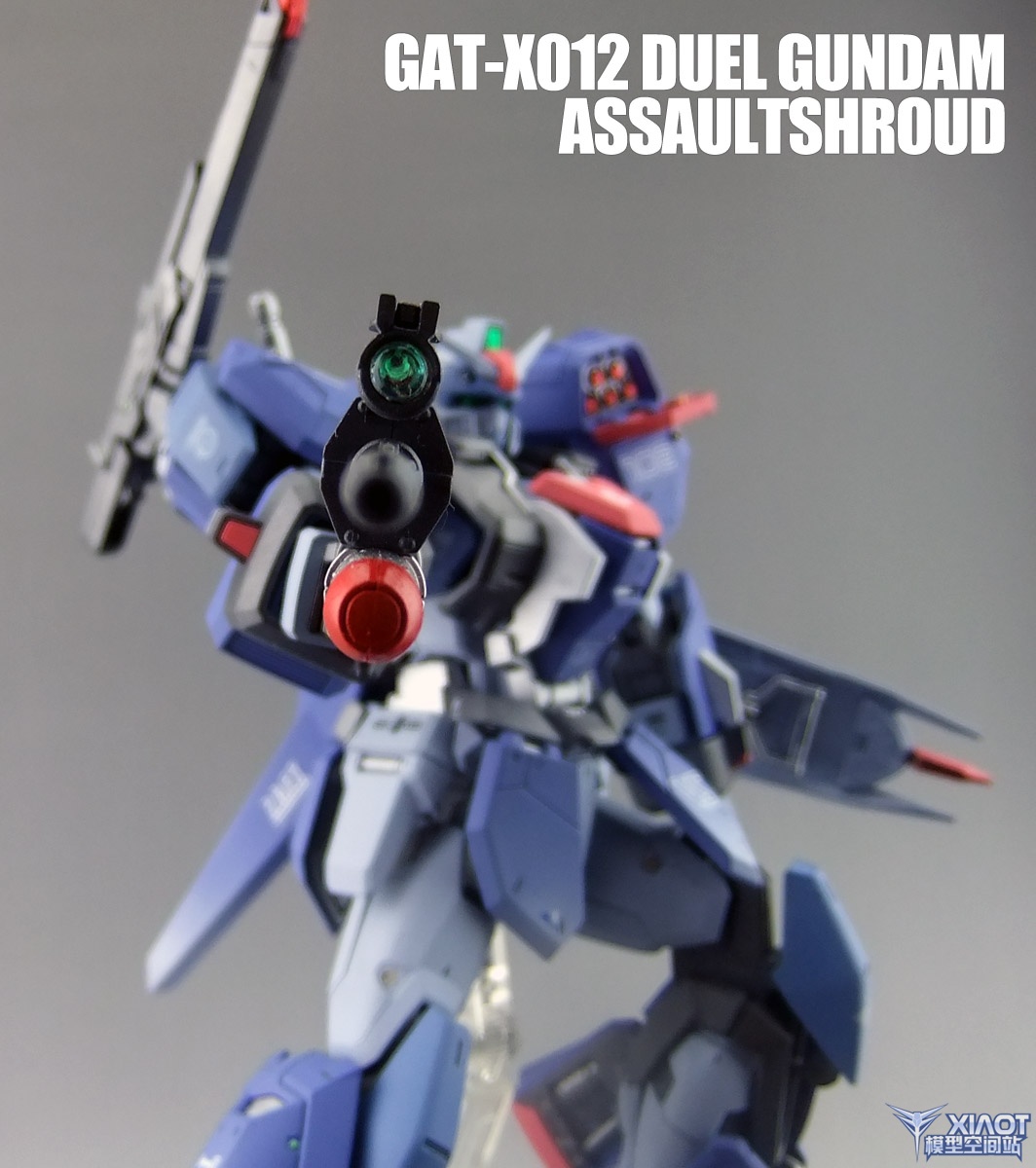 GUNDAM GUY: MG 1/100 GAT-X102 Duel Gundam Assaultshroud - Painted Build