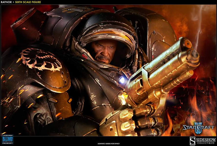 toyhaven: Preview Sideshow Collectibles Starcraft II 1/6 scale Jim ...
