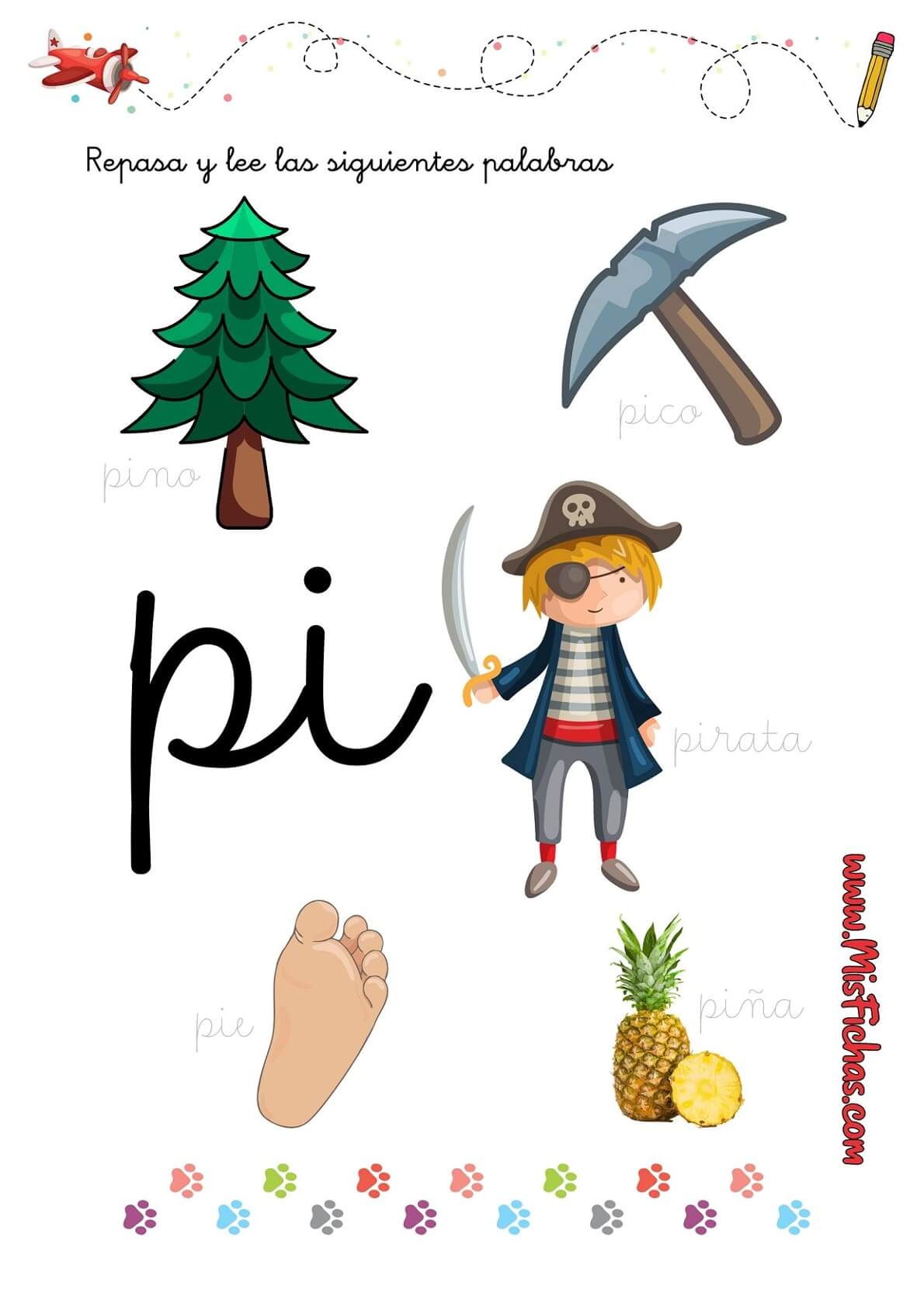 Fichas para Sílabas Pa Pe Pi Po PU | Materiales Educativos para Maestras