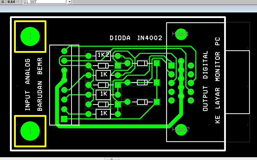 converter untuk mengganti layar monitor mesin bordir barudan BEMR ...