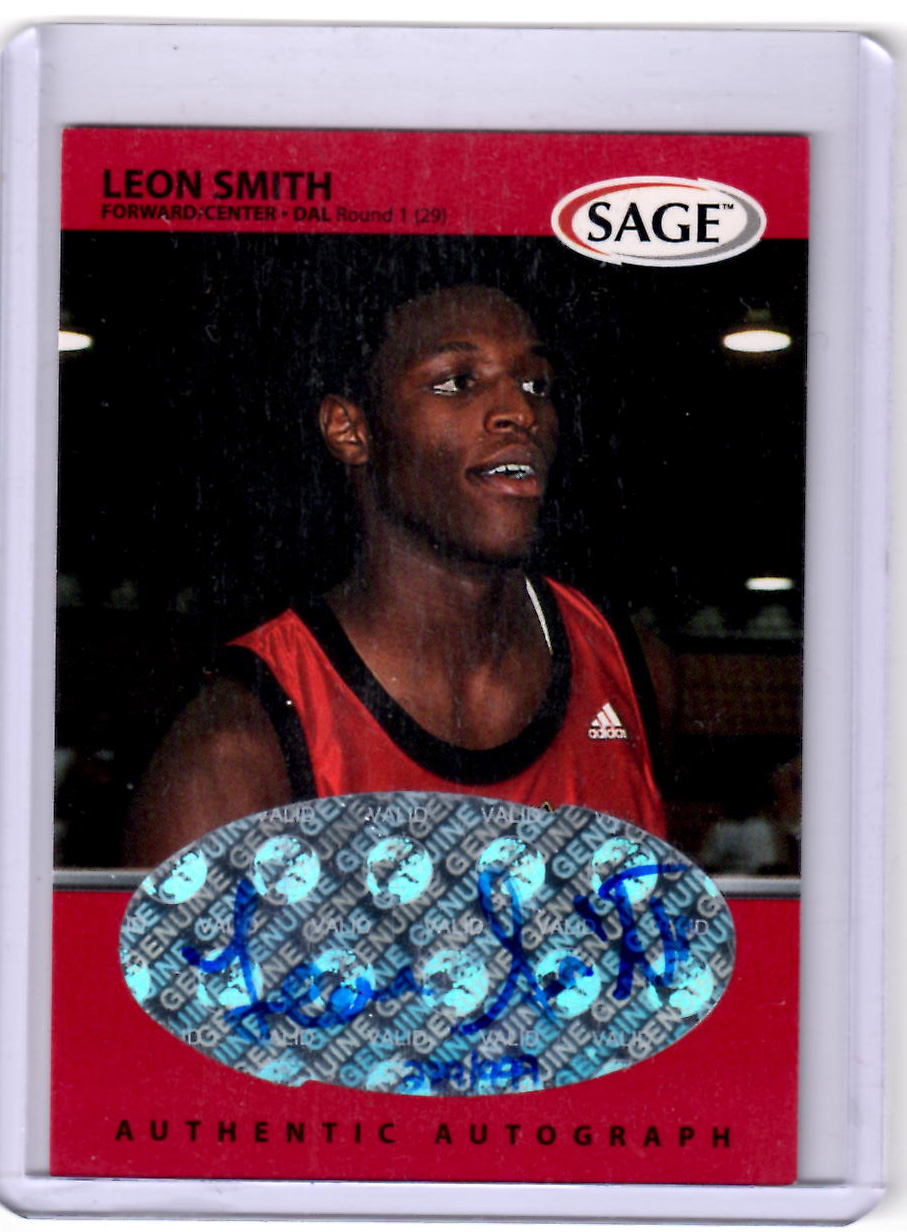 The Autograph Spot: Leon Smith **Auto Redemption Success**
