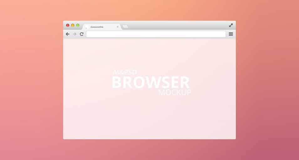 60+ Best Web Browser Mockup Templates | Graphic Design Resources