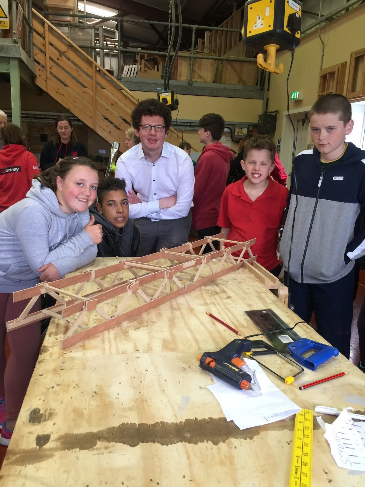 Stronsay Junior High School's Blog: Bridge building competition at ...