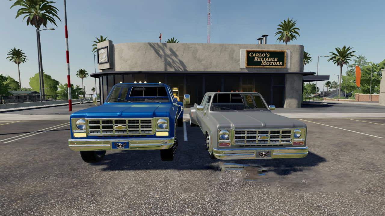FS19 Chevy Crew Cab Slammed 1979 v0.1. - FS 19 & 22 USA Mods Collection