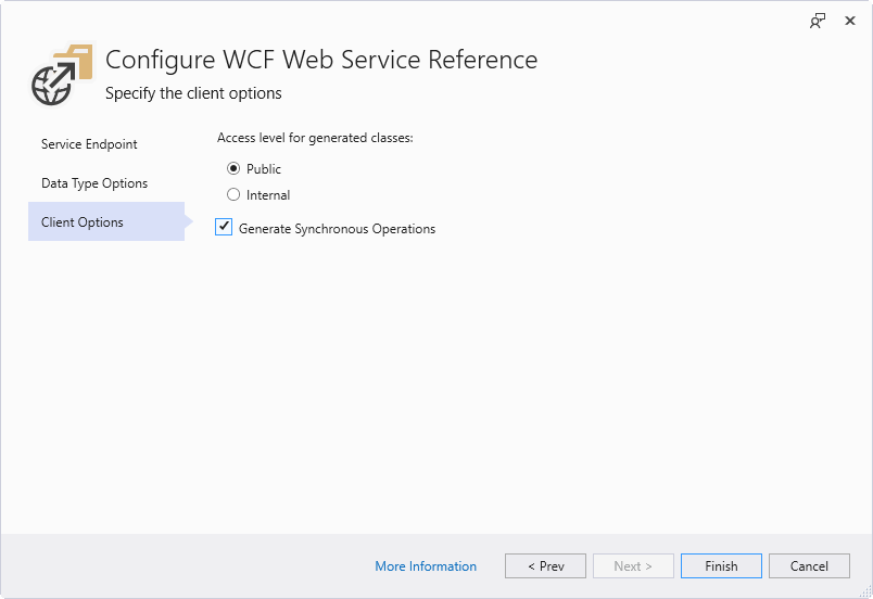 WPF Thoughts: Calling WCF services from .Net Core
