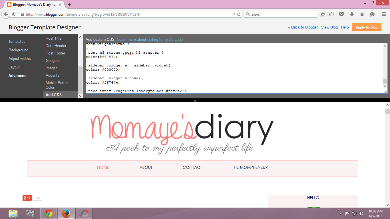 How to Customize the Blogger Page Header