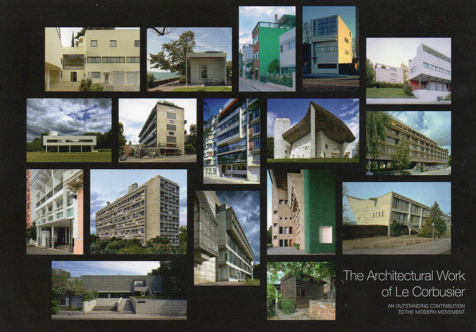 UNESCO postcards collection by dannyozzy: The Architectural Work of Le ...
