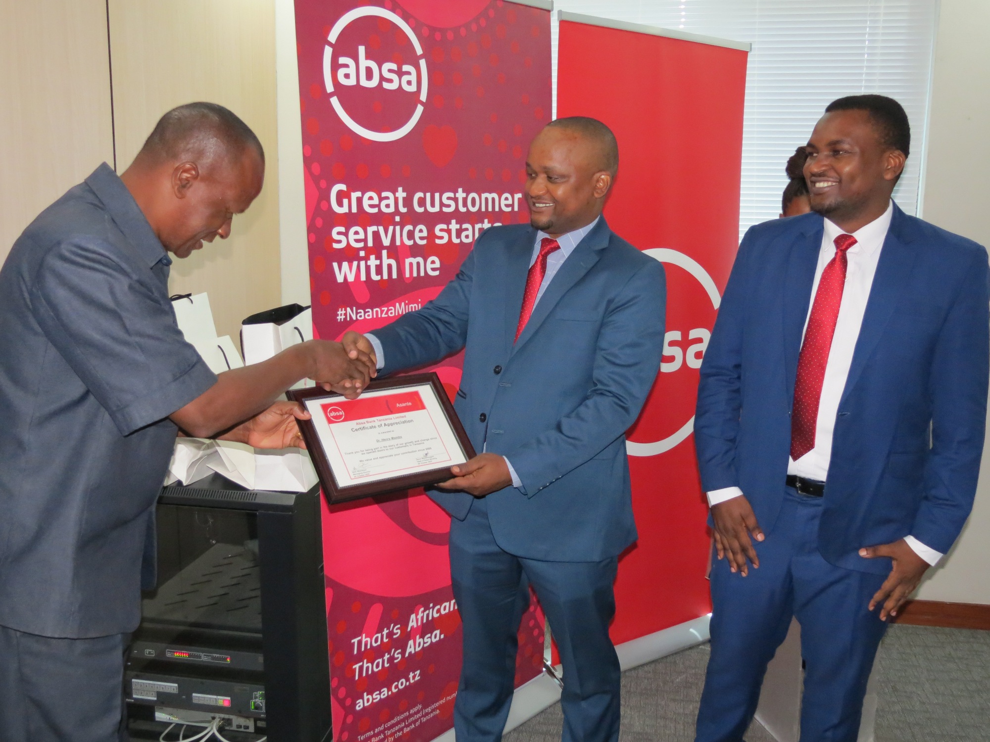 Kitomari Banking & Finance Blog: ABSA BANK RECOGNIZES ITS ESTEEMED ...