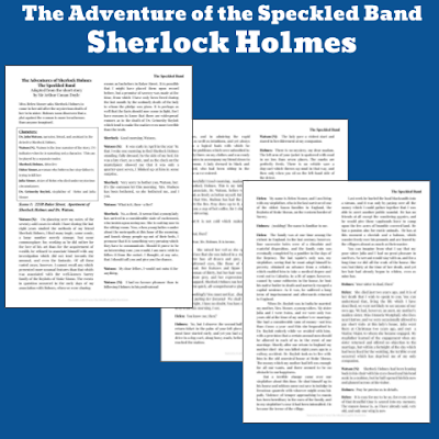 Sherlock Holmes - Adventure of the Speckled Band - Readers Theater ...