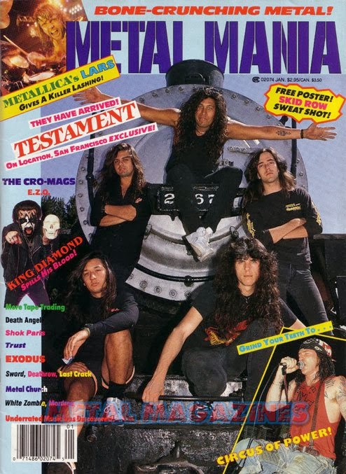 METAL MAGAZINES: METAL MANIA (USA)