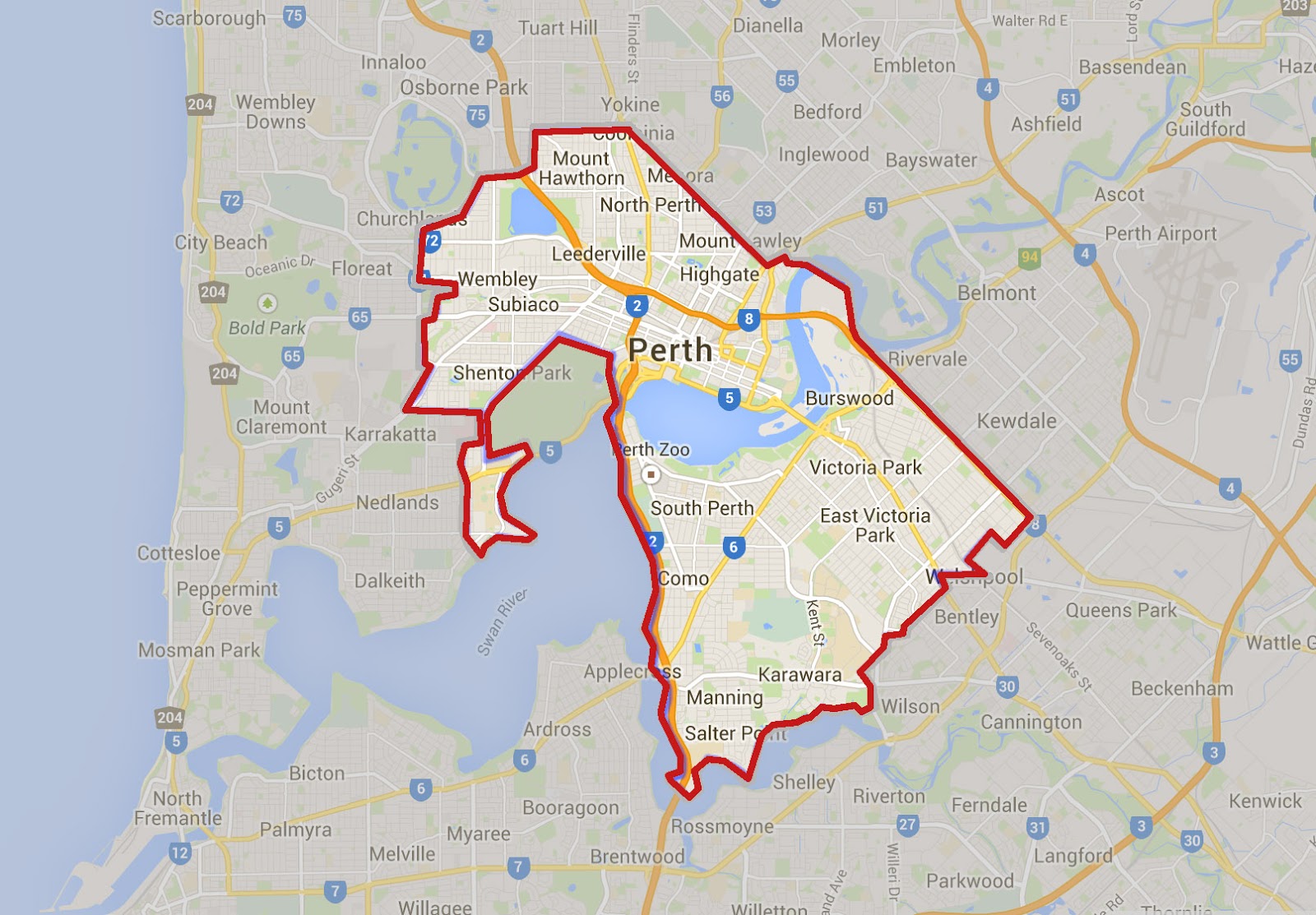 Bicycle Perth: The Density Myth
