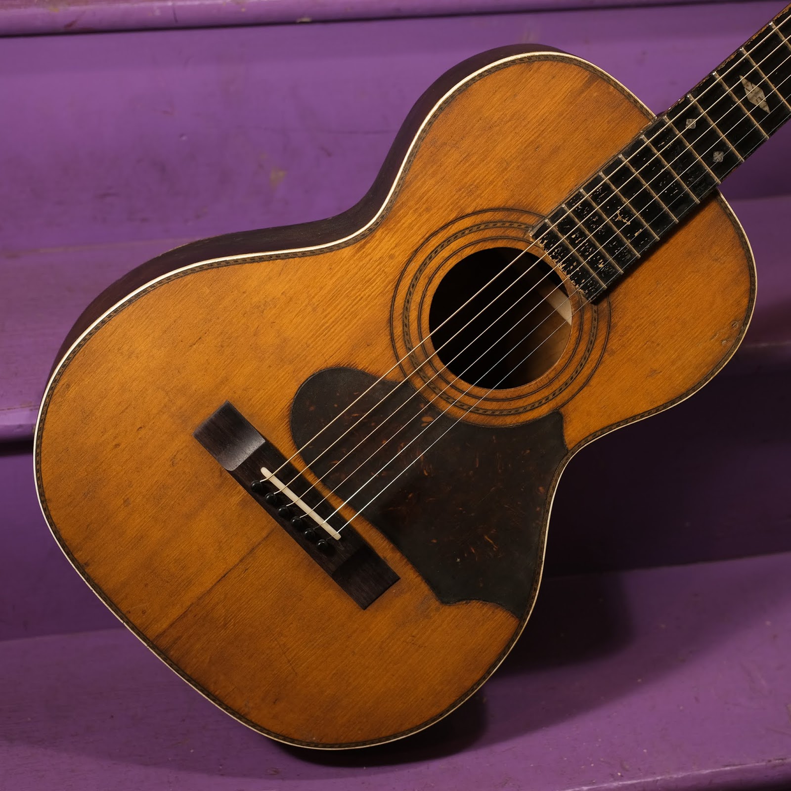 1920s Oscar Schmidt Stella Fancy Parlor Guitar