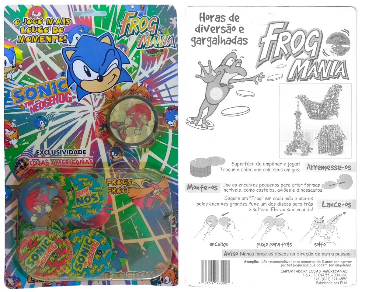 TAZO MANIA: FROG MANIA - SONIC THE HEDGEHOG