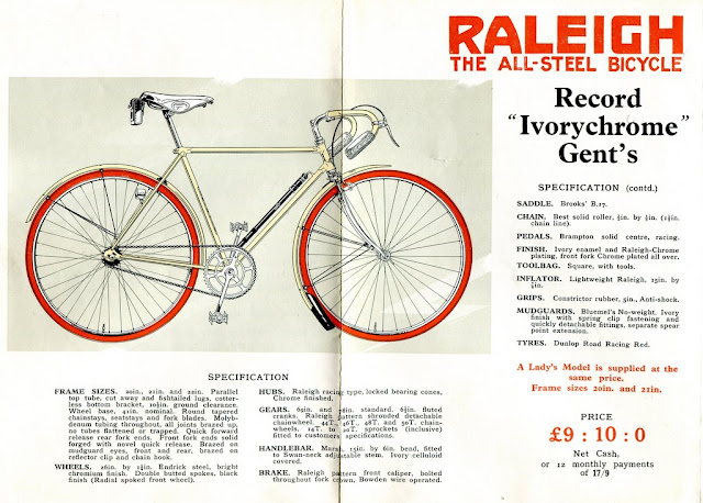 ON THE DROPS: Raleigh Racers: North Road, Club & Record Models, 1925-1933