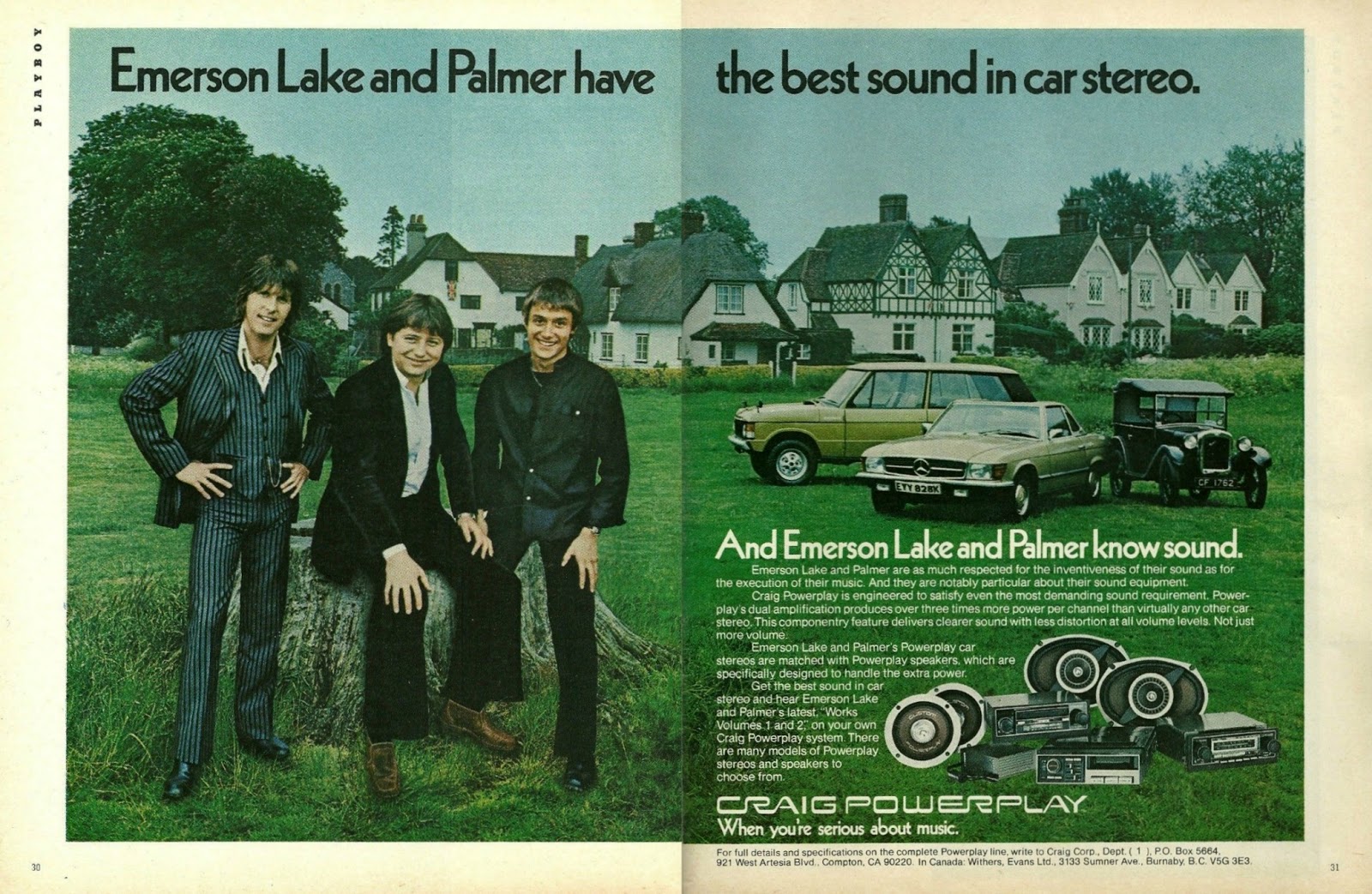 Emerson Lake and Palmer have the best sound in car stereo : r/AdFans