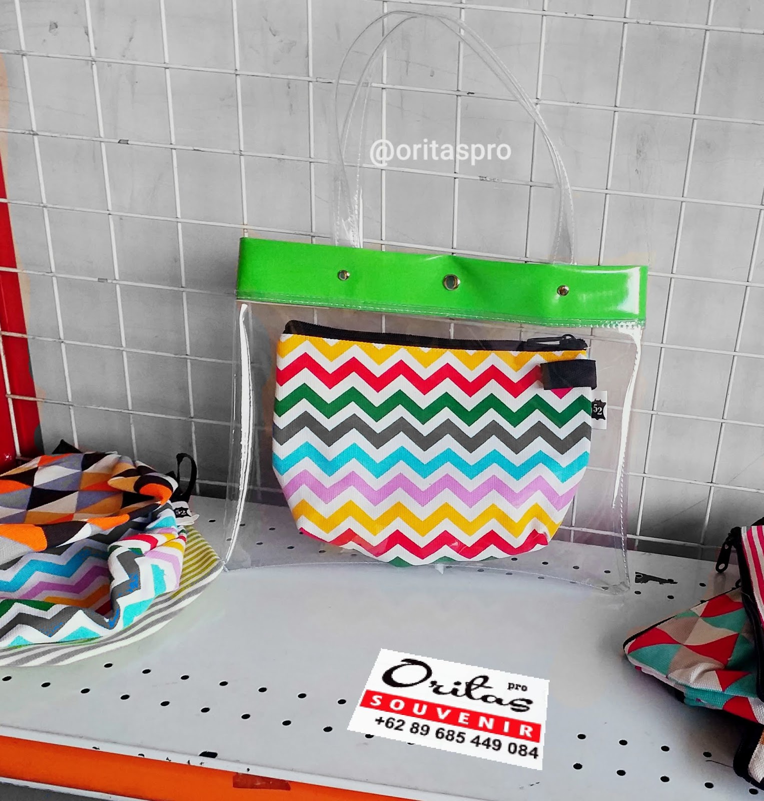 oritaspro: PVC Tote Bag, Tas PVC, Tas mika