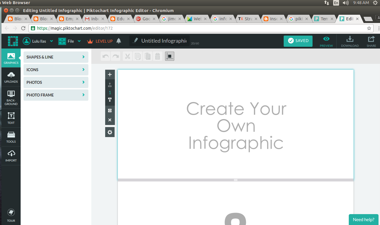 Empowerment Technology: Infographics Using Piktochart