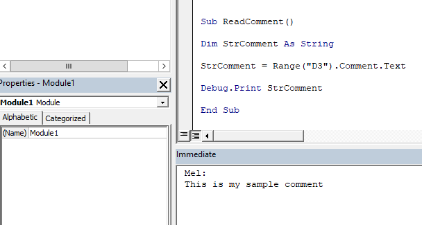 Excel-VBA Solutions: How to Read, Write, Delete and Move excel comments