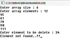 A Great Platform For Education.: C Program to Delete Element from Array