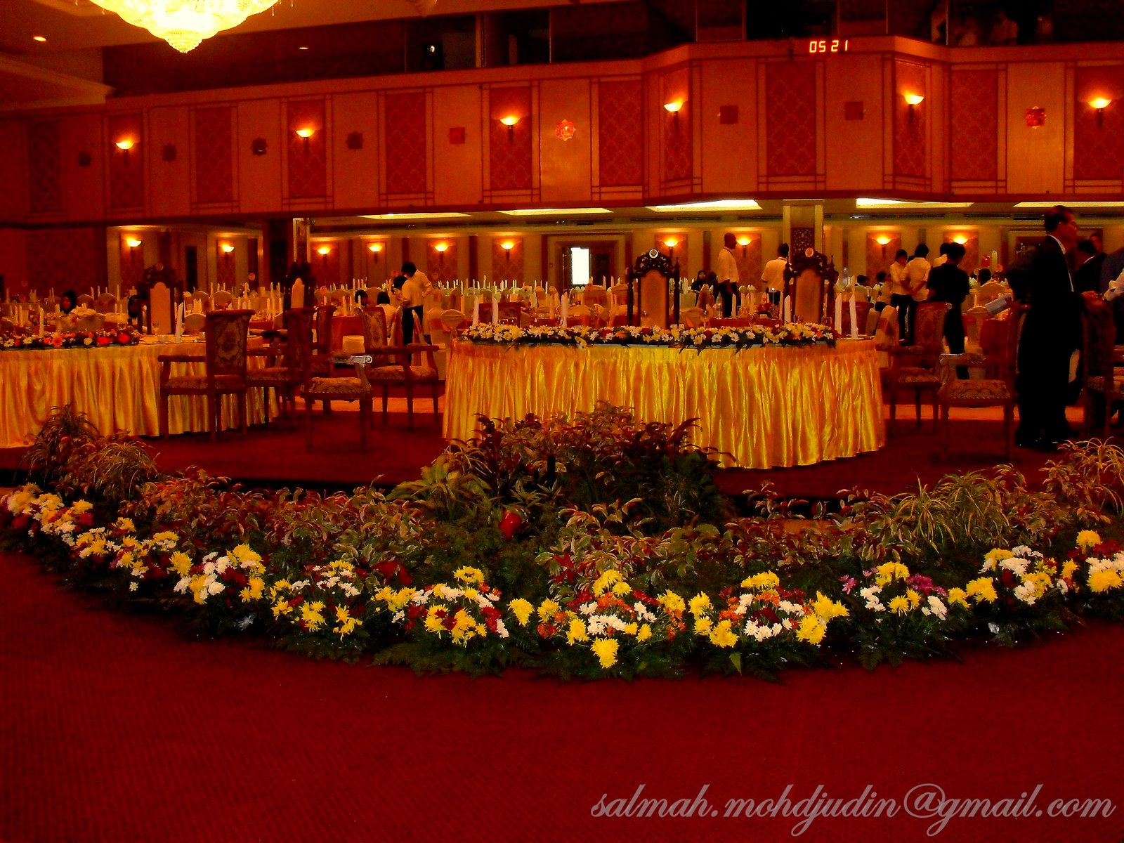 Cutting Flower & Perhiasan Bunga: Grand Dinner